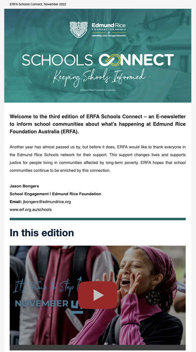 Schools Connect - Edmund Rice Foundation