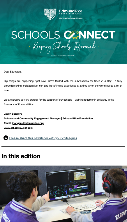 Schools Connect - Edmund Rice Foundation